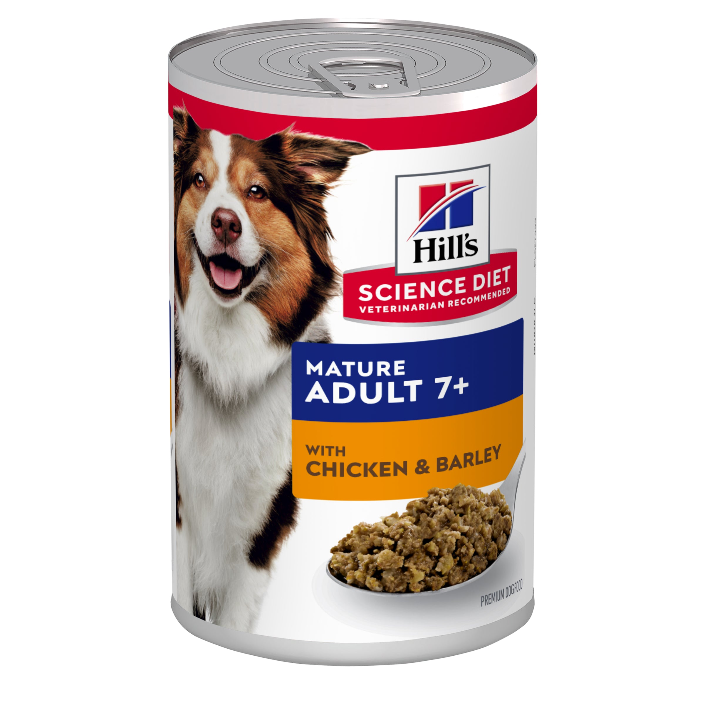 Hill's Science Diet Mature Adult 7+ with Chicken & Barley Canned Dog ...